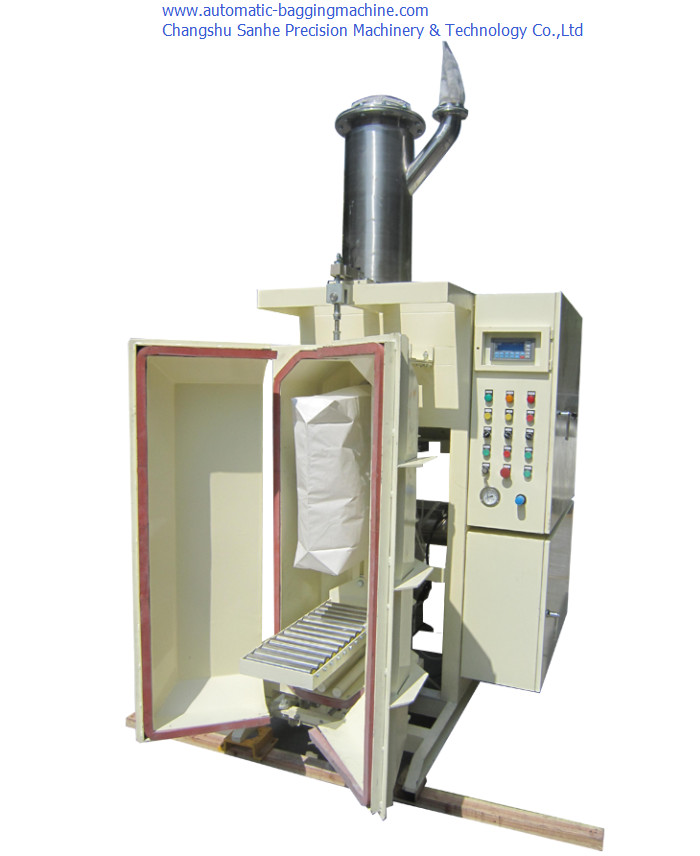 Semi Automatic Valve Bag Packer Bagging Machine Suction Densifying Type ...